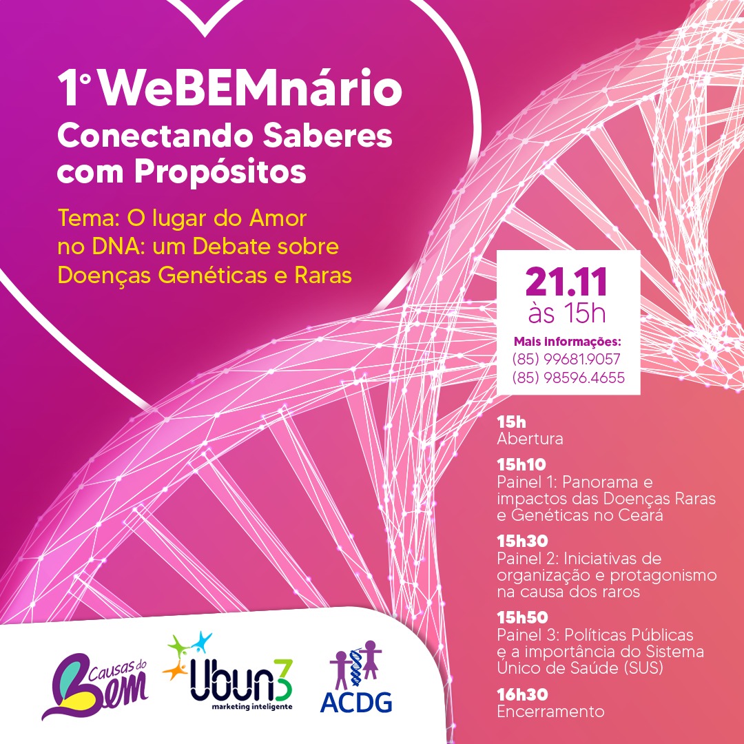 Webnário conectando saberes com propósitos! - Causas do Bem